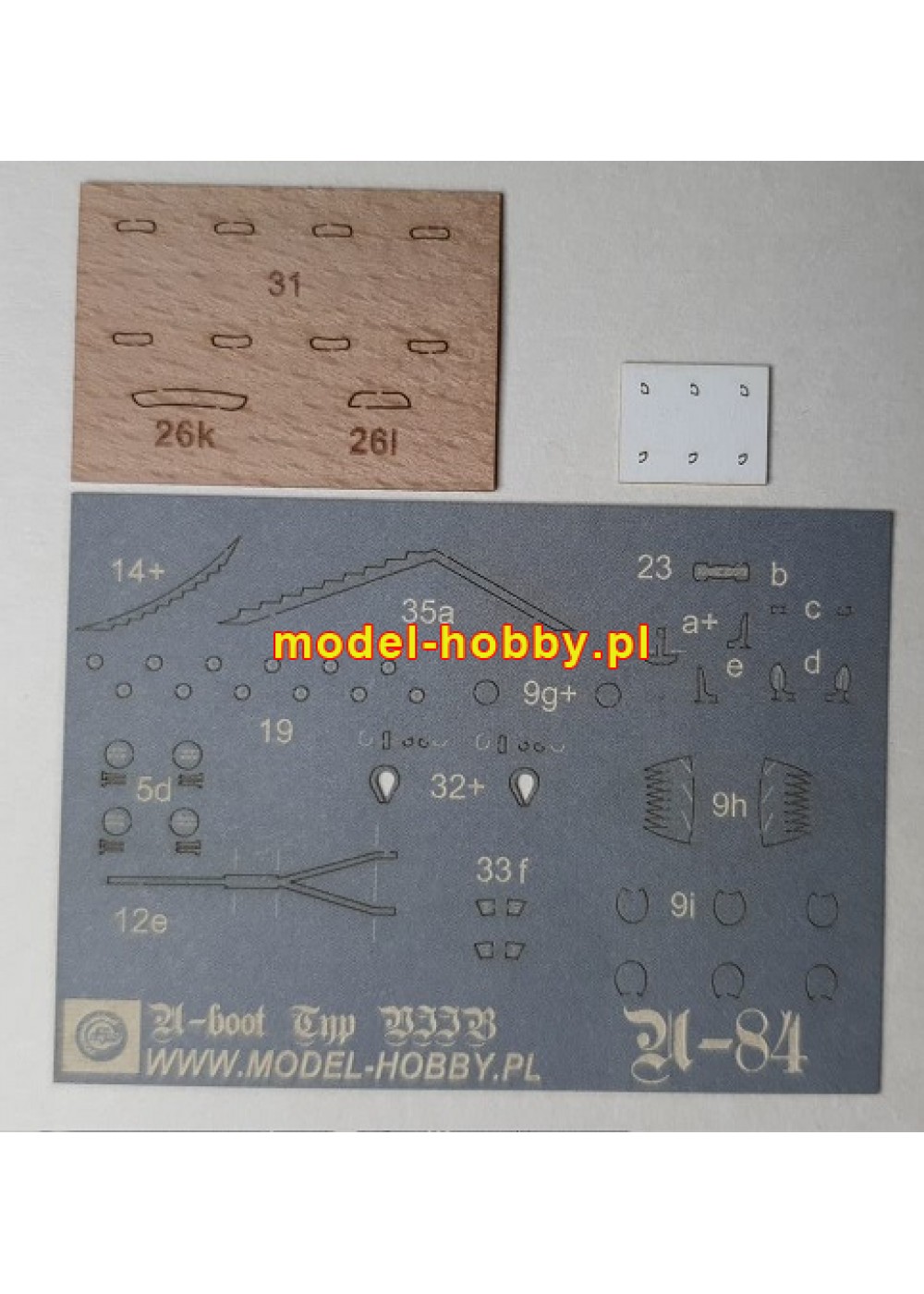 DKM U-boot Typ VIIB - (U-84 Horst Uphoff) - zestaw detali